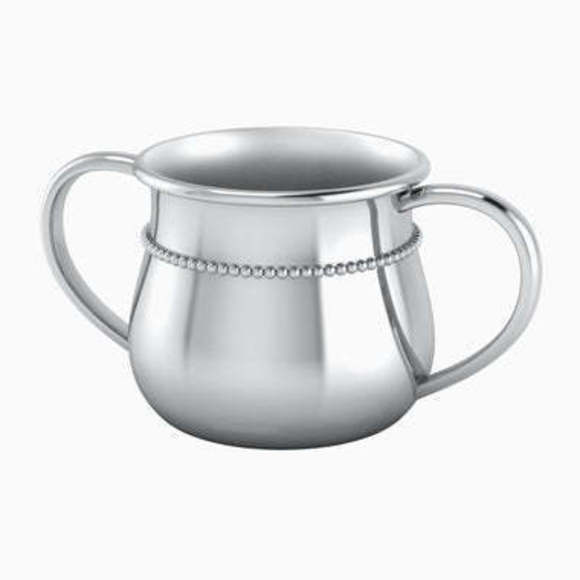 Krysaliis | Other | Beaded 2 Handle Silver Plated Baby Cup By Krysaliis ...